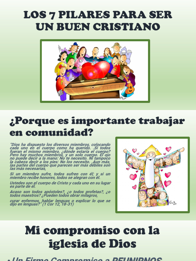 7 Pilares para Ser un Buen Cristiano | PDF