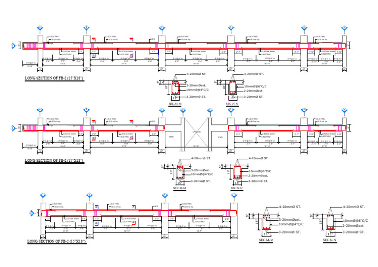 Beam Reinforcement Details-Model | PDF