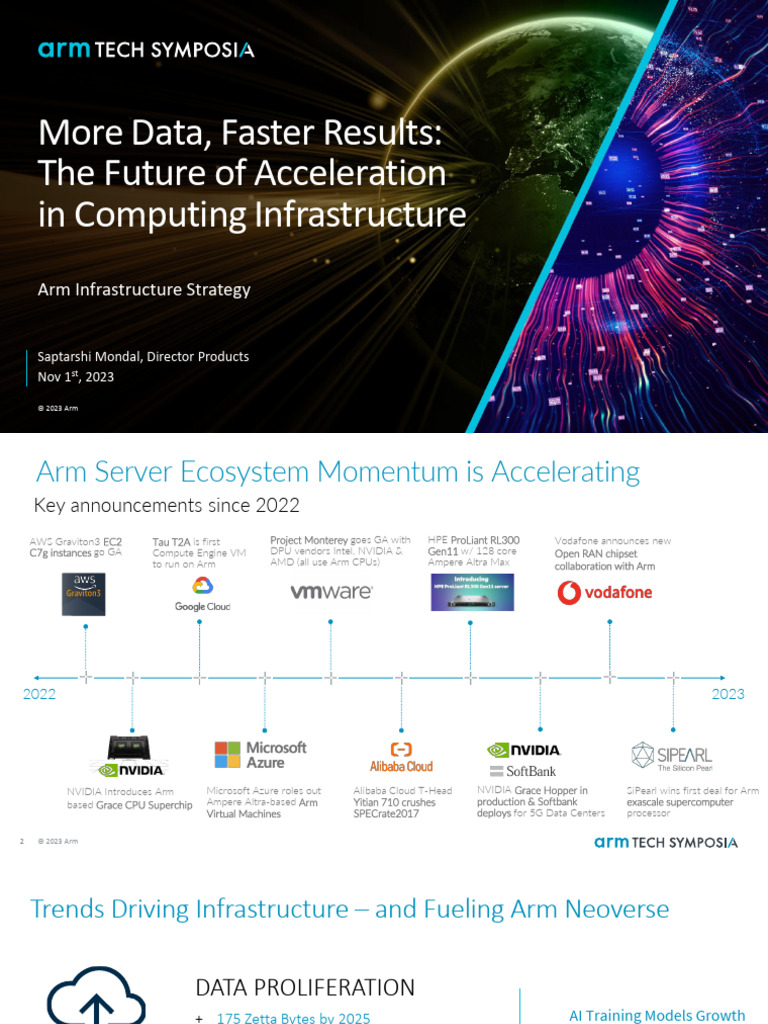 Infra 1 - Saptarshi More Data, Faster Results - The Future of ...