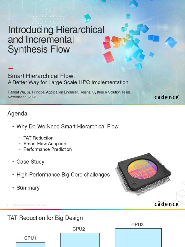 Infra 2 - Cadence - ATS Speaker Slide - Randal Wu (Cadence) | PDF | Computer Science | Computer ...