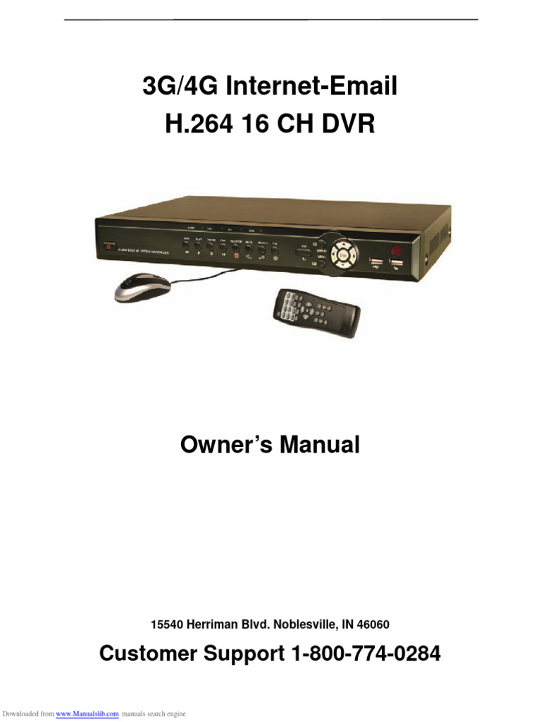 Security Labs SLD256 16-Channel DVR Manual | PDF | Digital Video ...