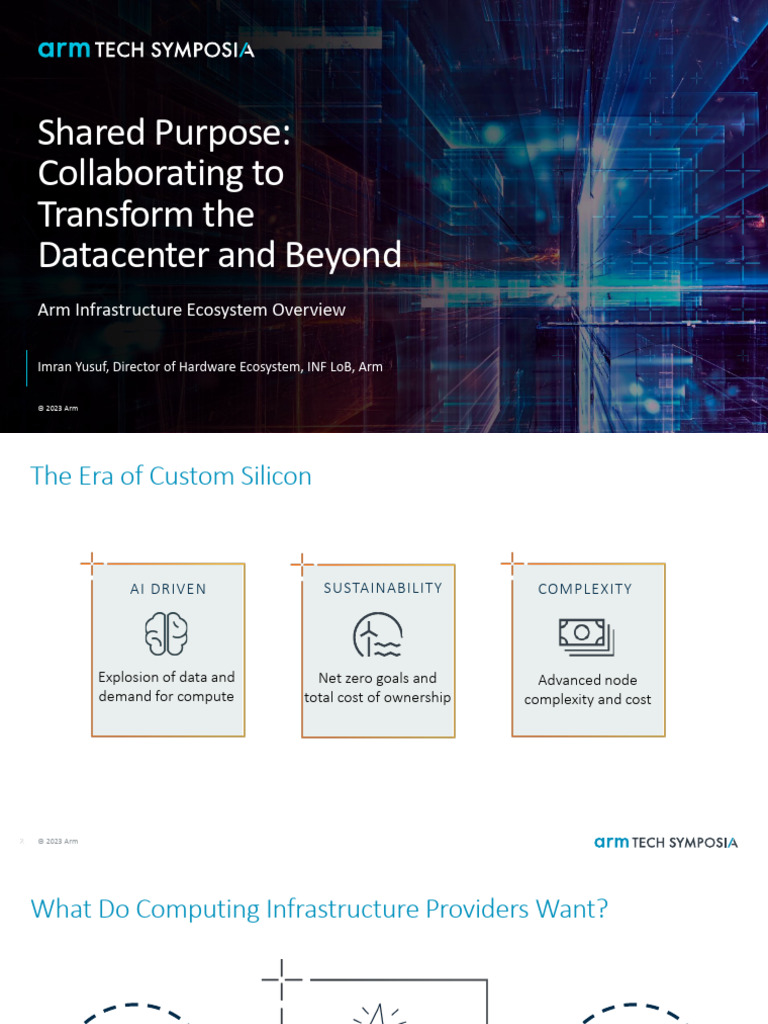 Infra 3 - ATS2023 Shared Purpose - Collaborating To Transform The Datacenter and Beyond - Imran ...