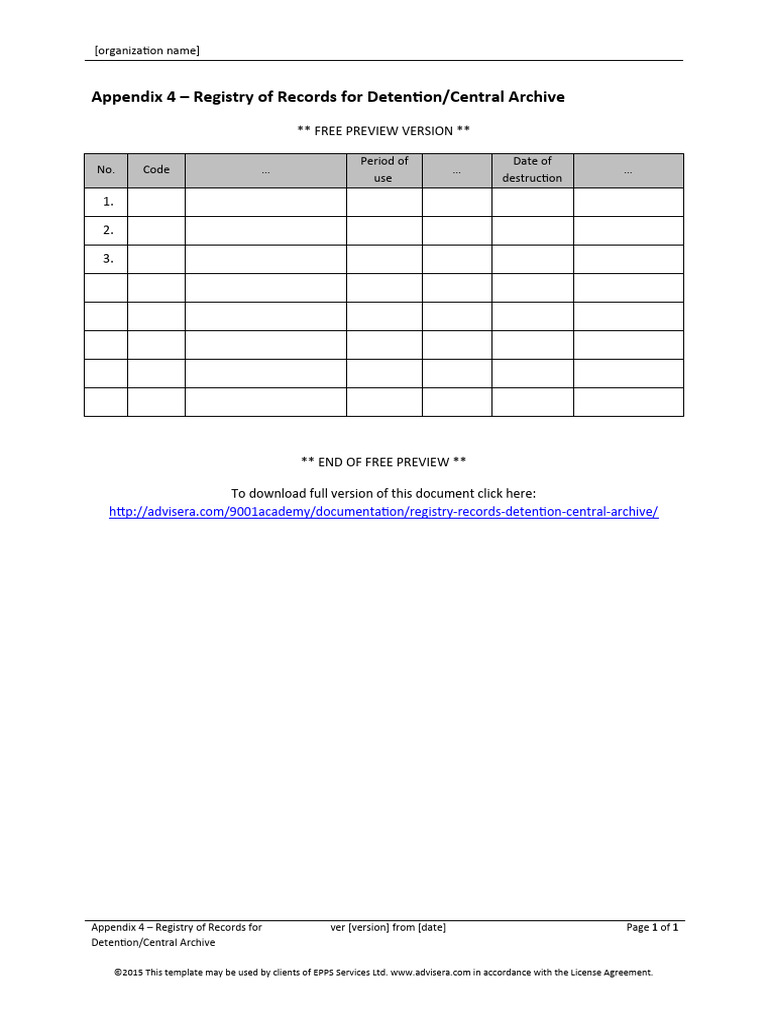 Free Preview: Detention Record Registry | PDF | Computers