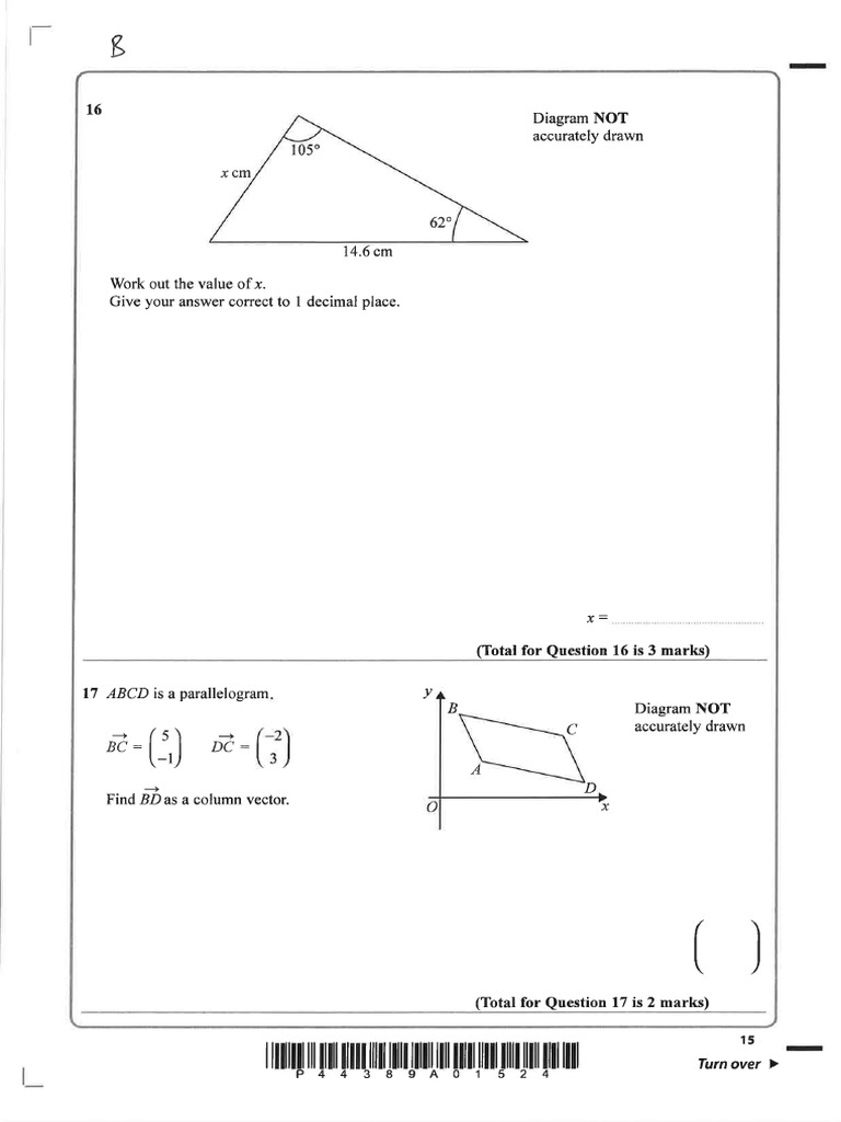 Gcse Maths Rev Questions | PDF