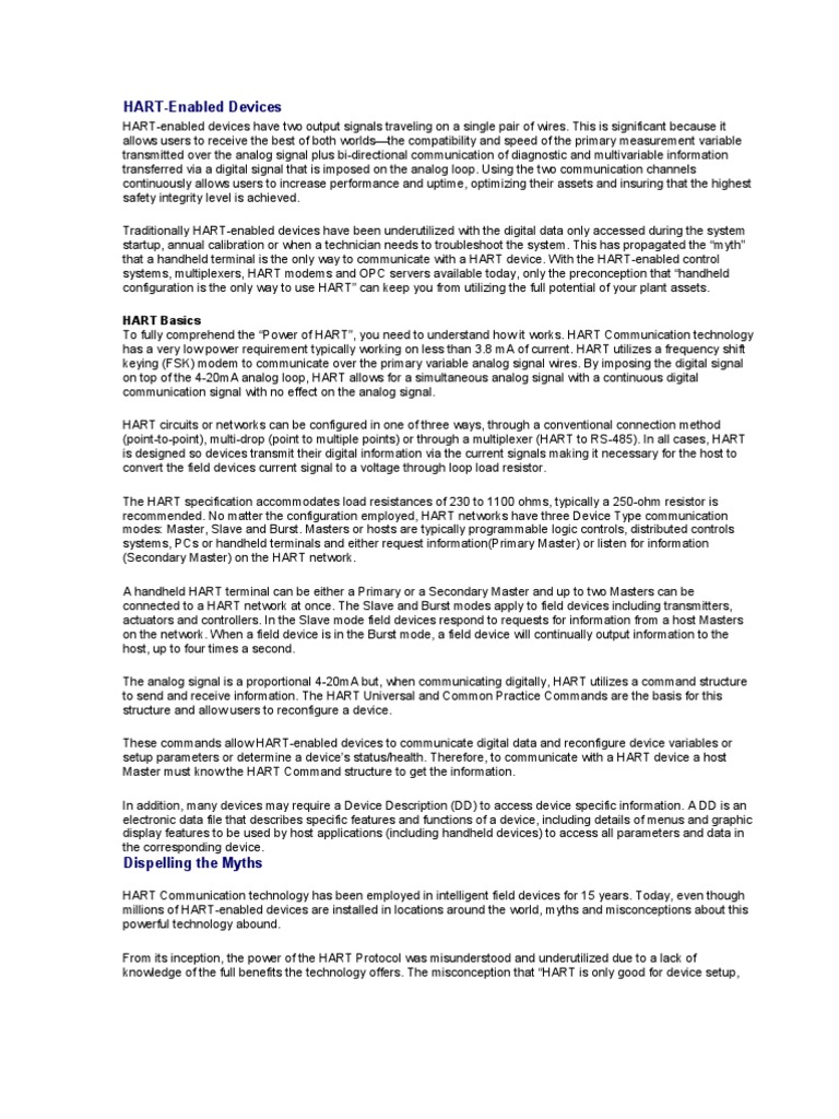 Understanding Hart | PDF | Network Topology | Telecommunication