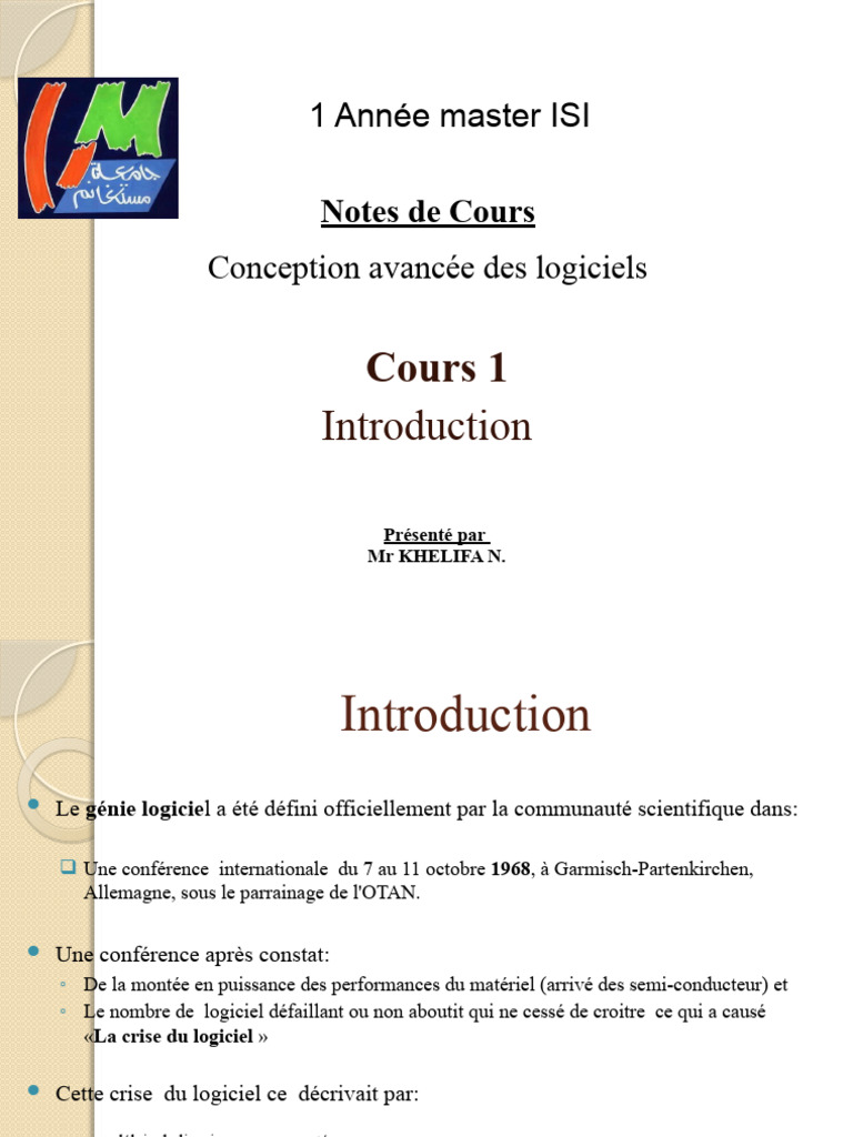 CAL Cours1 | PDF | Langage de Modélisation Unifié | Architecture de logiciel