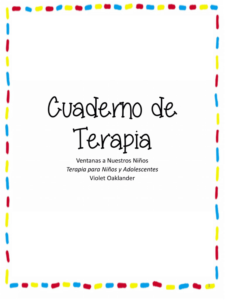 NIÑOS - Cuaderno Gestalt Oaklander | PDF