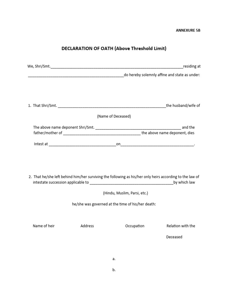 Annexure 5B | Download Free PDF | Private Law | Justice