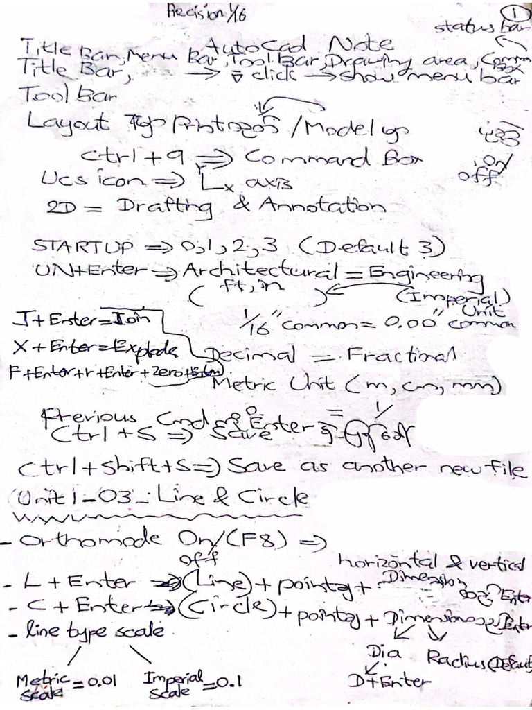 AutoCad Shortcut Keys | PDF