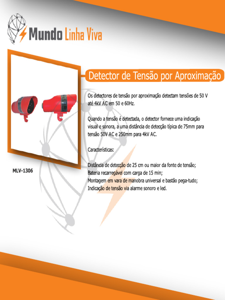 MLV-1306 Detector de Tensão Por Aproximação | PDF