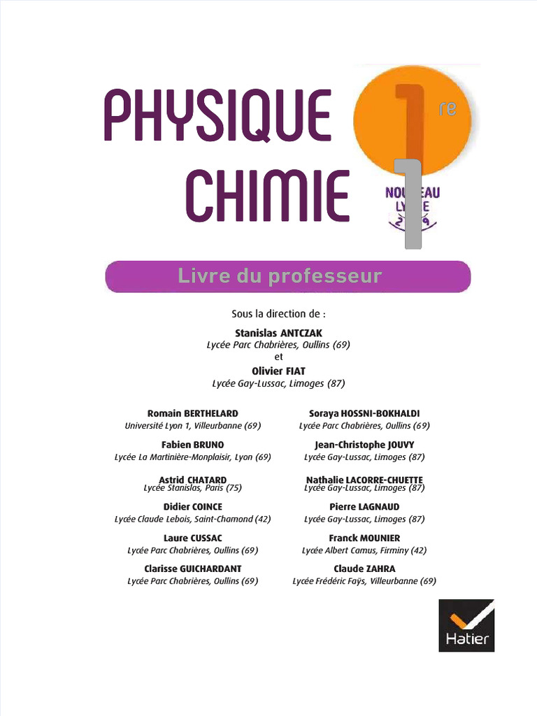 Fad I Borg I Correction Physique 1 Ere | PDF