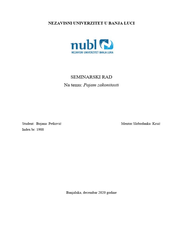 Bojana, Nubl, Pravo | PDF