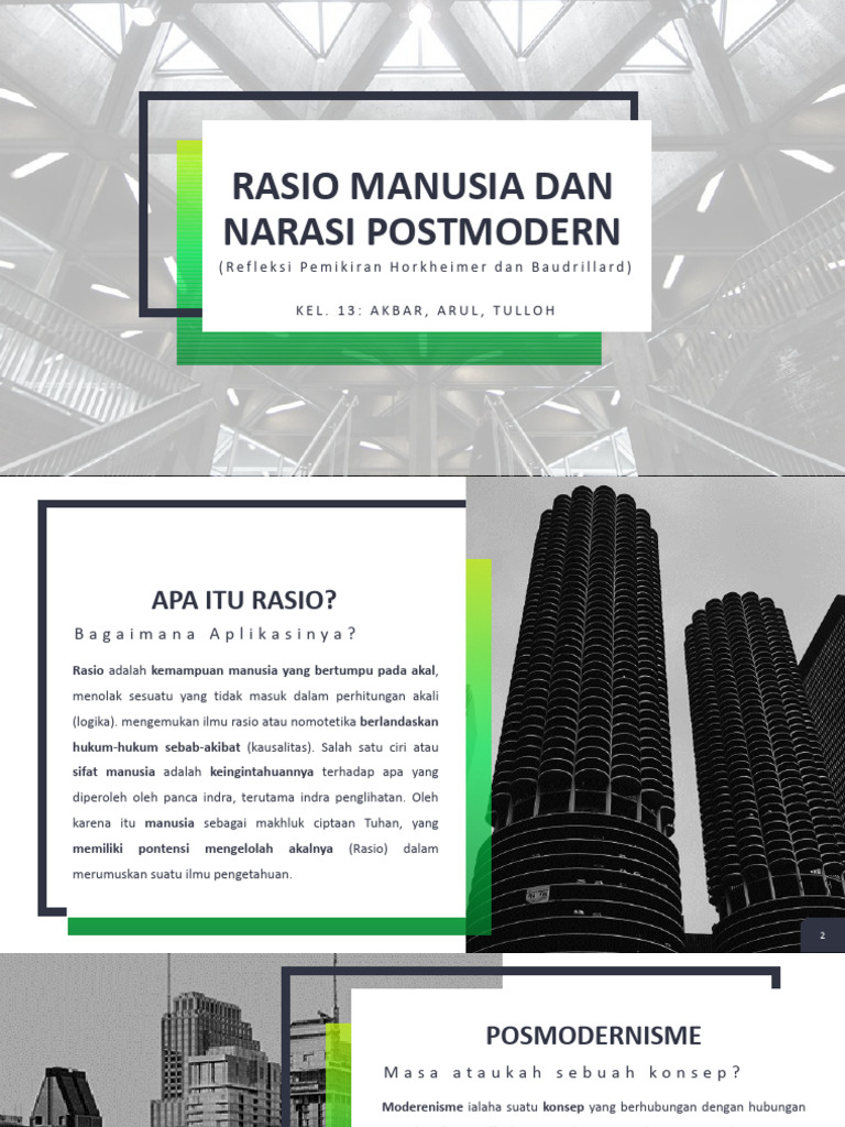 Rasio dan Narasi Postmodernisme | PDF