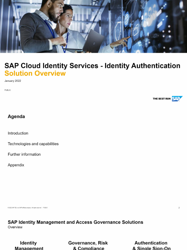 SAP Cloud Identity Services - Identity Authentication, Solution ...