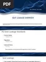 ANSI/FCI Valve Leakage Class Standards | PDF | Tap (Valve) | Valve