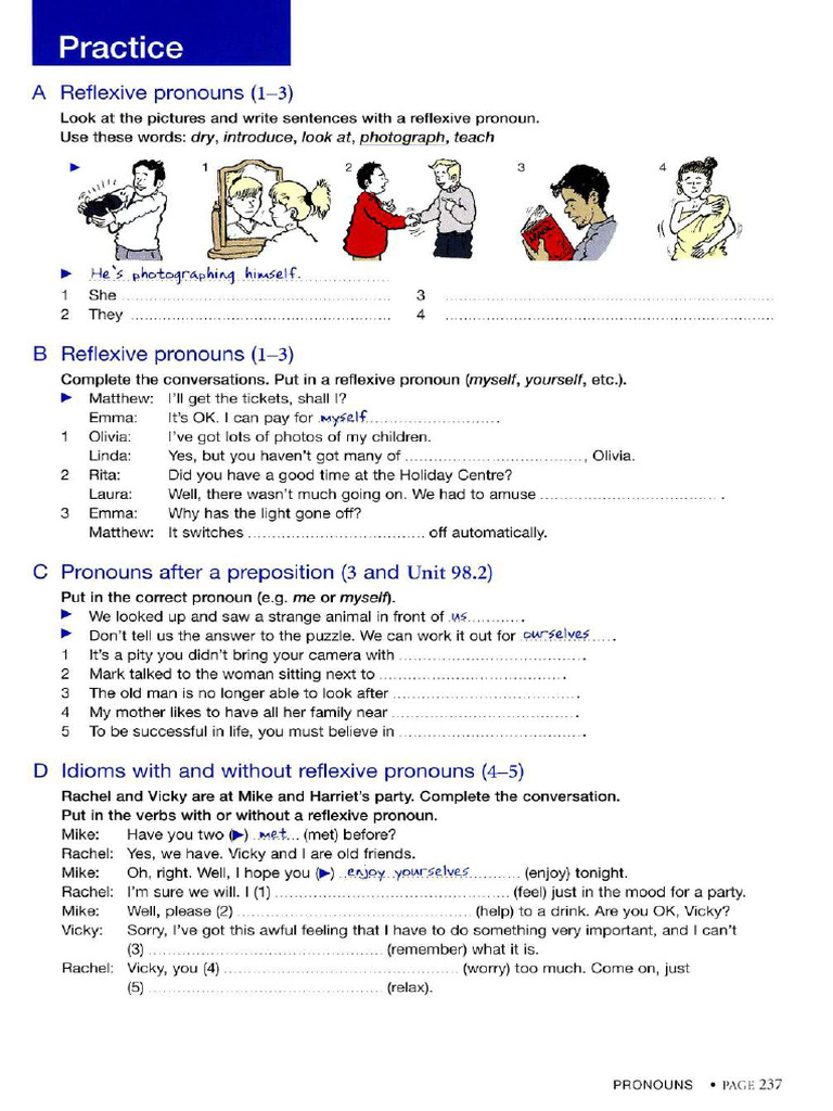 Unit 100 Reflexive 2 | PDF