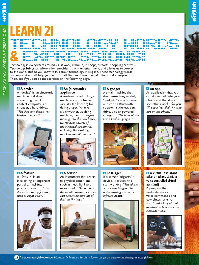 21 Technology Words & Expressions | PDF