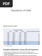 India States and UTs Population 2025 | PDF