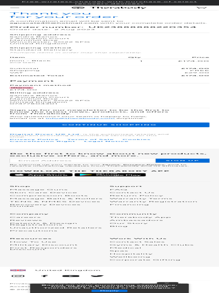 Order Confirmation | PDF | Service Industries