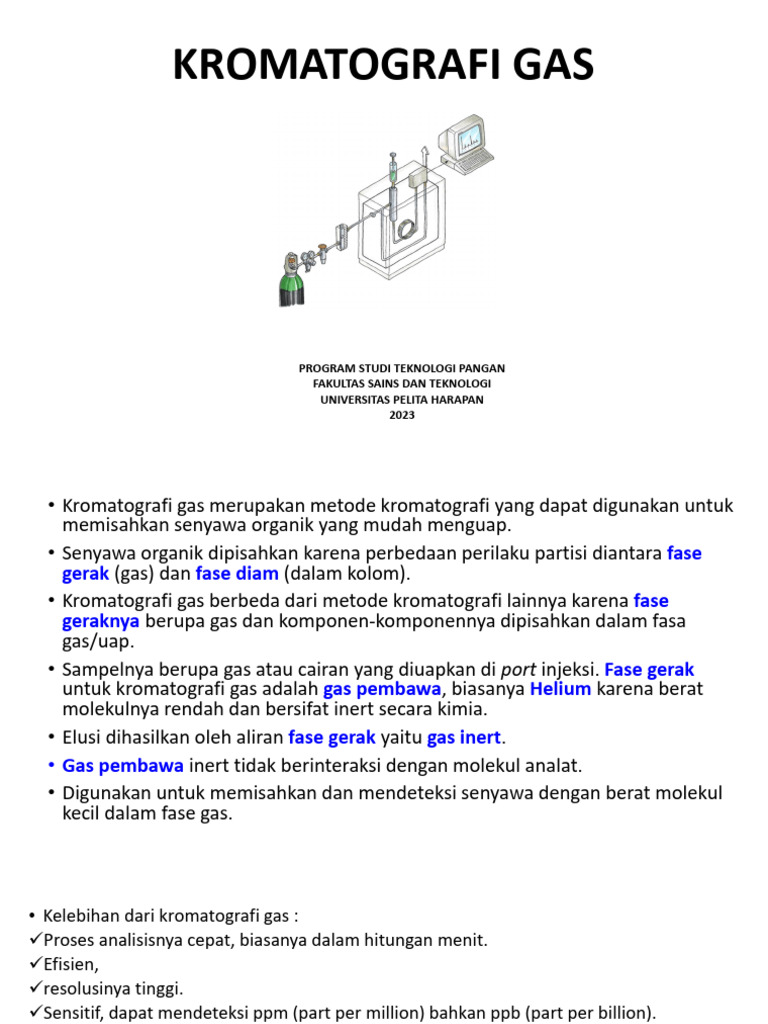 Kromatografi Gas | PDF