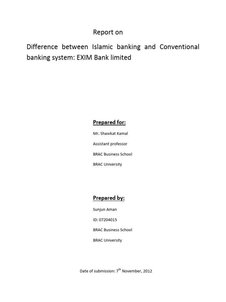 Difference Between Islamic Banking and Conventional Banking System ...