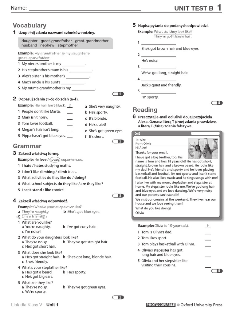 Link L5 U1 Unit TestB | PDF | Human Head And Neck | Integumentary System