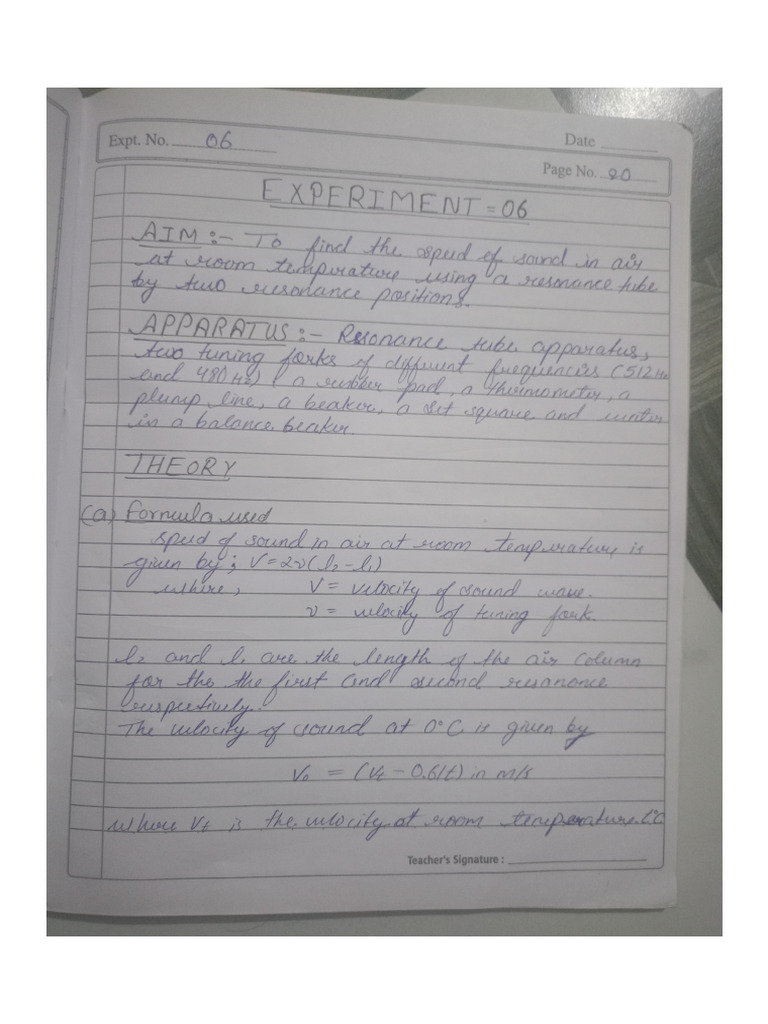 Experiment No. 06 | PDF