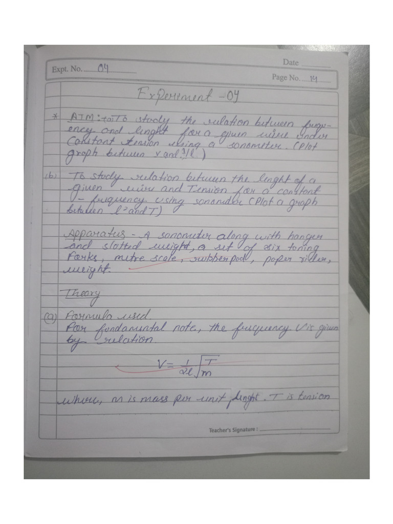 Experiment No. 04 | PDF