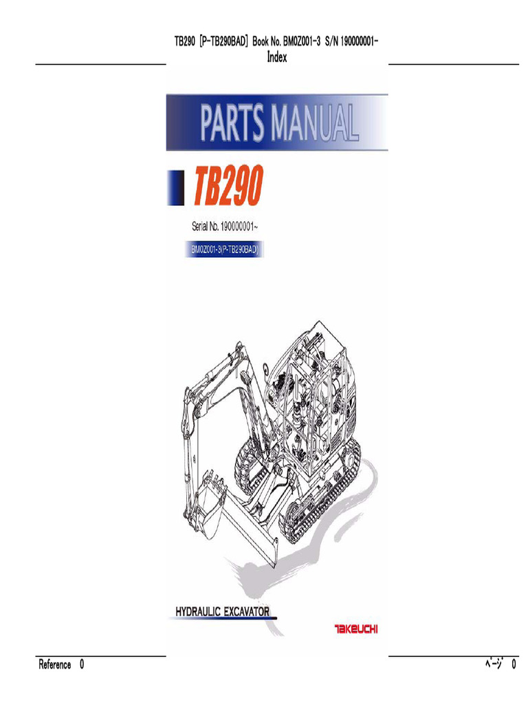 Parts Manual Takeuchi TB290 | PDF | Truck | Air Conditioning