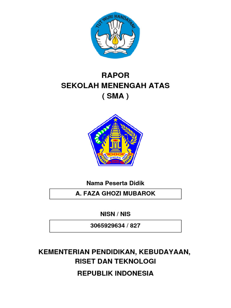 Contoh PLK Rapor 3065929634-1 | PDF