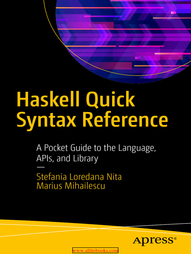 Haskell Quick Syntax Reference | PDF