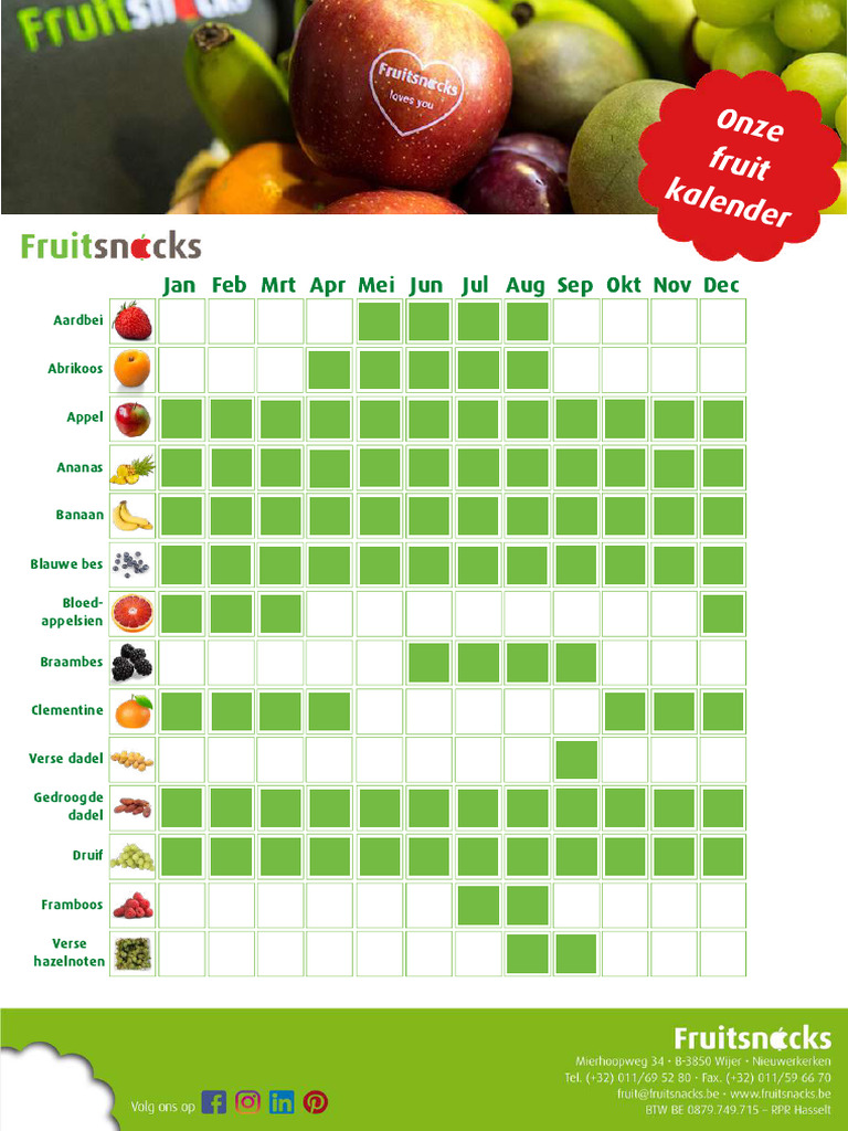 Fruitkalender 1 Gecomprimeerd | PDF