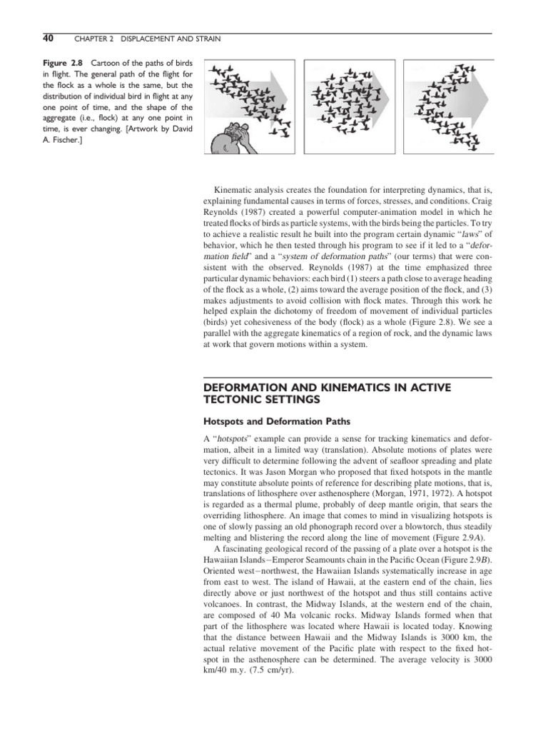 Deformation Kinematics Traslation Rotation | PDF | Plate Tectonics | Fault (Geology)