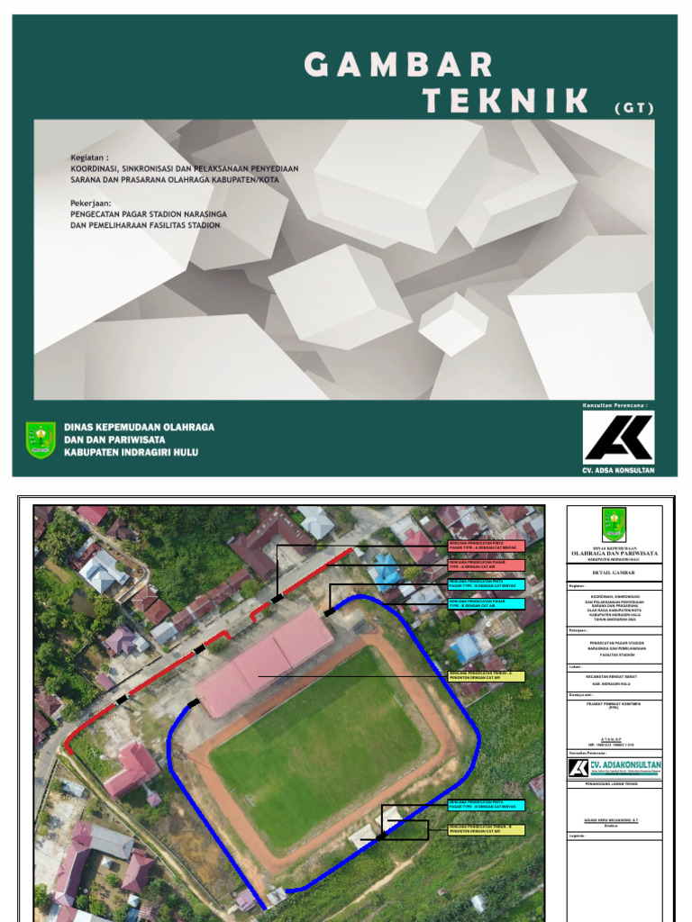 Pengecatan Pagar Stadion Narasinga Dan Pemeliharaan Fasilitas Stadion | PDF