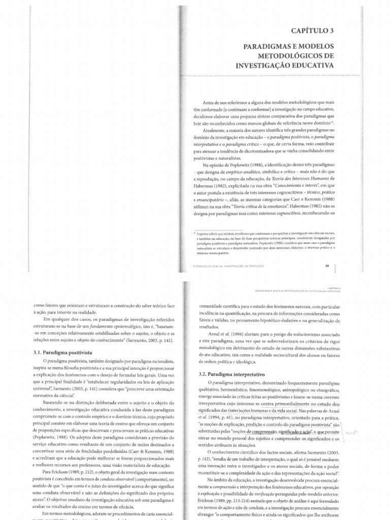 José Carlos Morgado - EC - Cap III - Met Qualitativa | PDF
