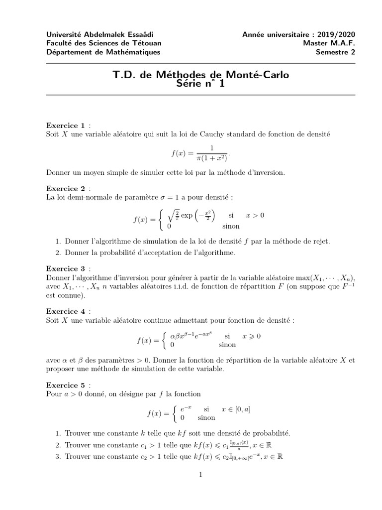 T.D. SMC-Serie 1 | PDF