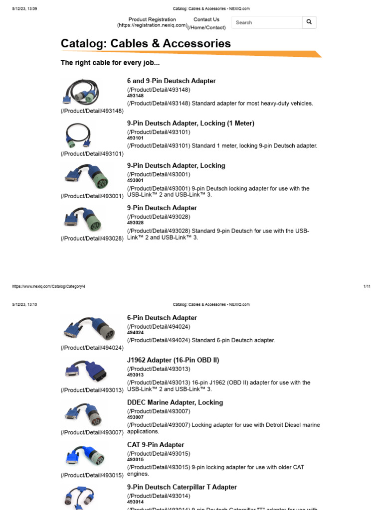 Catalog - Cables & Accessories | PDF