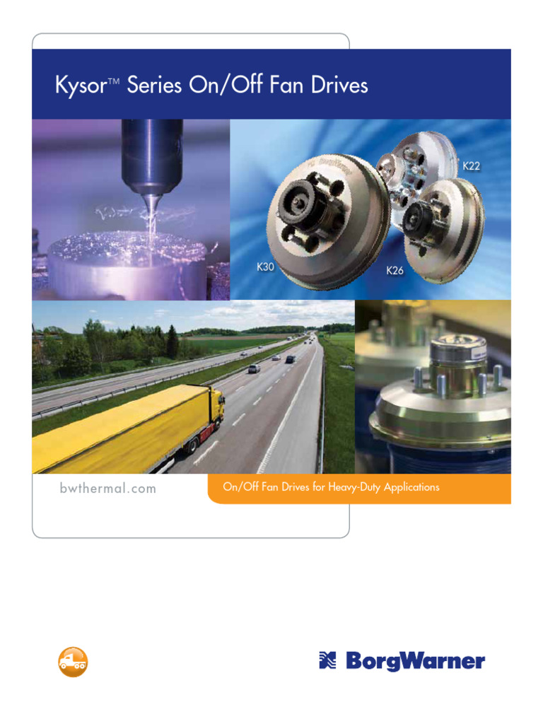 Kysor Brochure | PDF | Clutch | Manufactured Goods