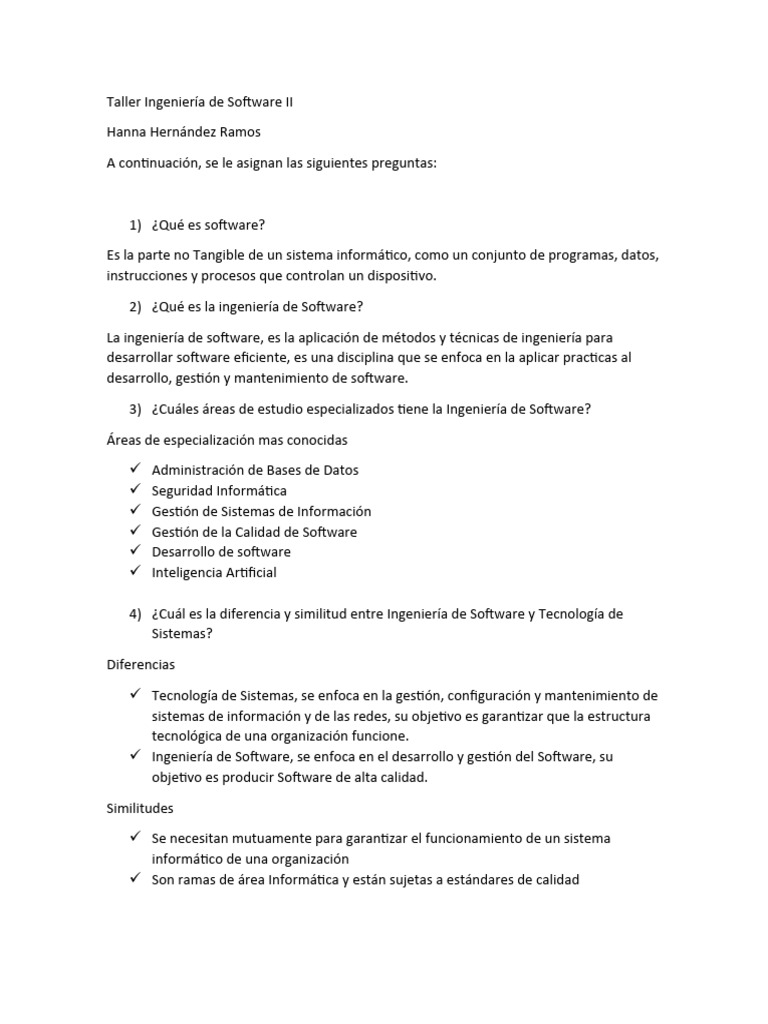 Ingeniería de Software II | PDF