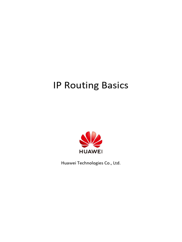 09 IP Routing Basics | Download Free PDF | Routing | Router (Computing)