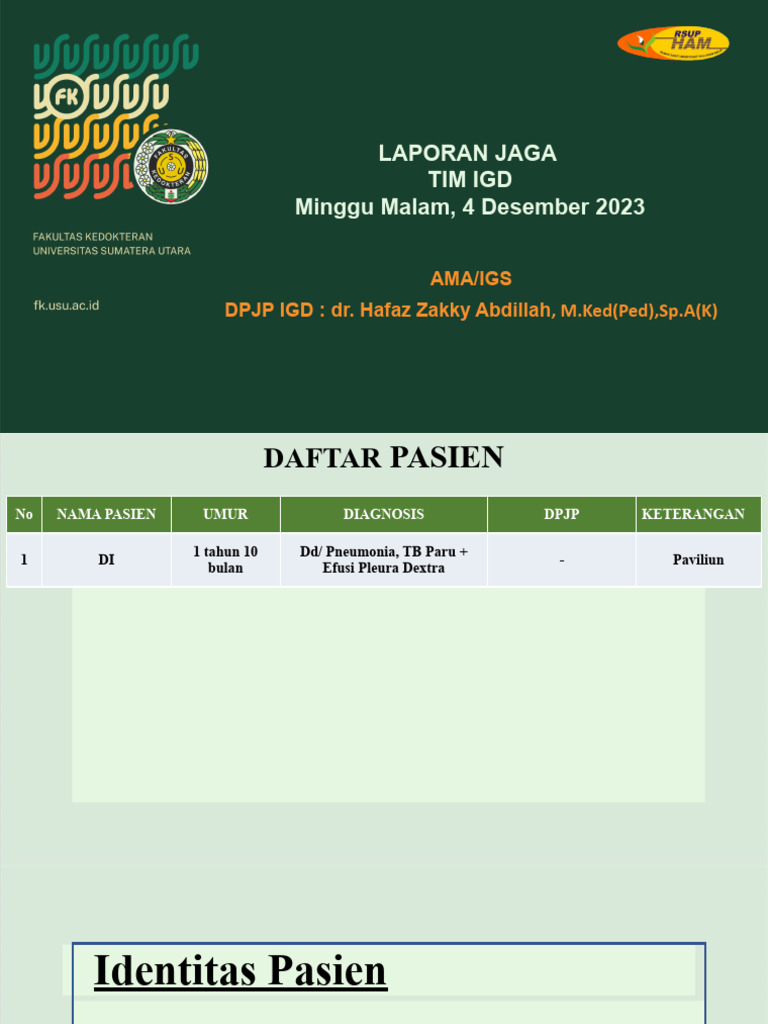 LapJag-IGD 3 Desember 2023 | PDF