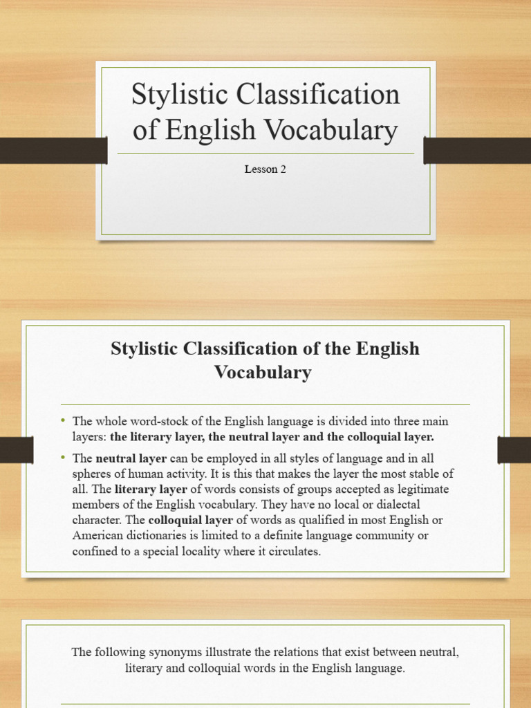 Presentation Vocabulary Pdf English Language Vocabulary