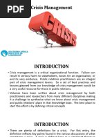 Crisis Management Models | PDF | Crisis Management