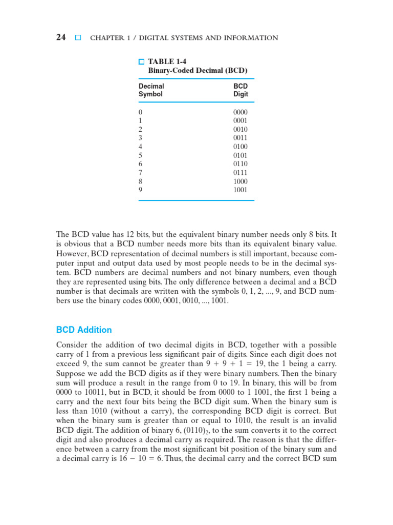 15 BCD Addition | PDF | Binary Coded Decimal | Bit 15 BCD Addition | PDF | Binary Coded Decimal | Bit