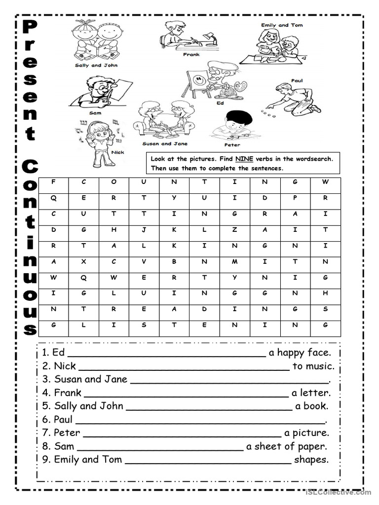 Present Continuous | PDF