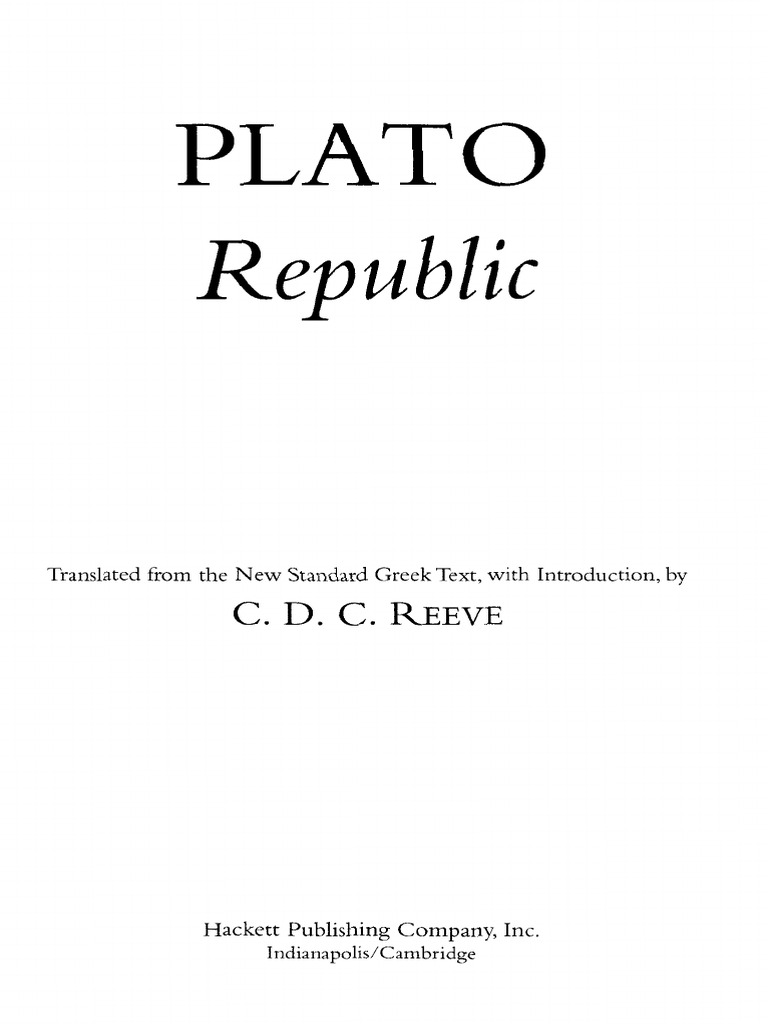 Plato - Republic - BK VI - Simile of The Sun and The Double Divided ...
