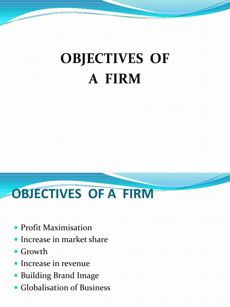 Objectives of Firm | Profit (Accounting) | Cost | Free 30-day Trial ...