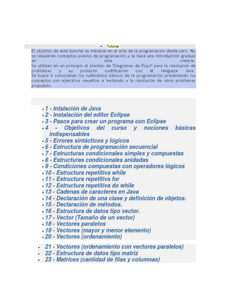 Estructuras Secuenciales y Repetitivas en Java | PDF | Java (lenguaje ...
