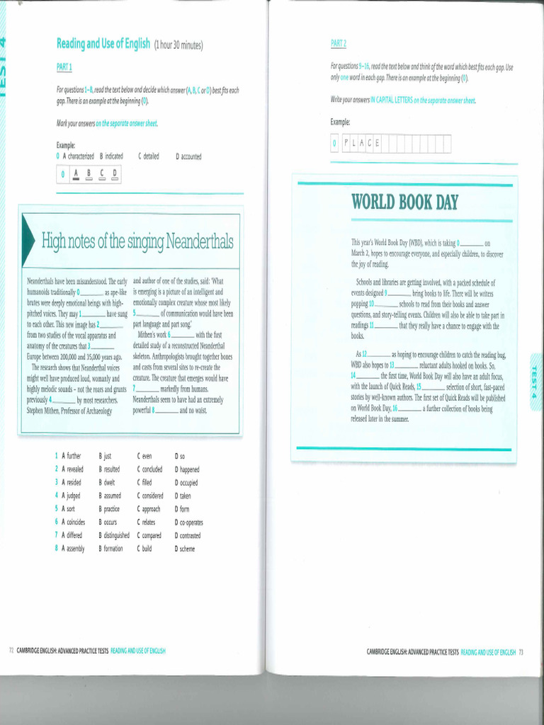 Cae Test 4 Oxford | PDF