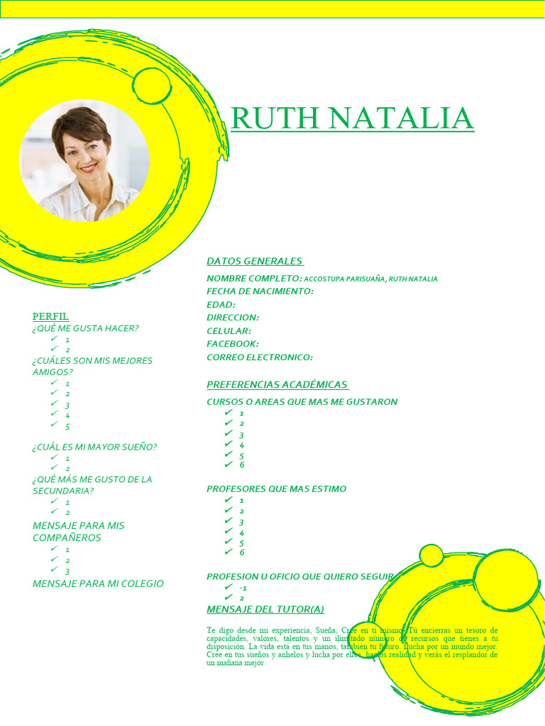 Ruth Natalia 5°a | PDF